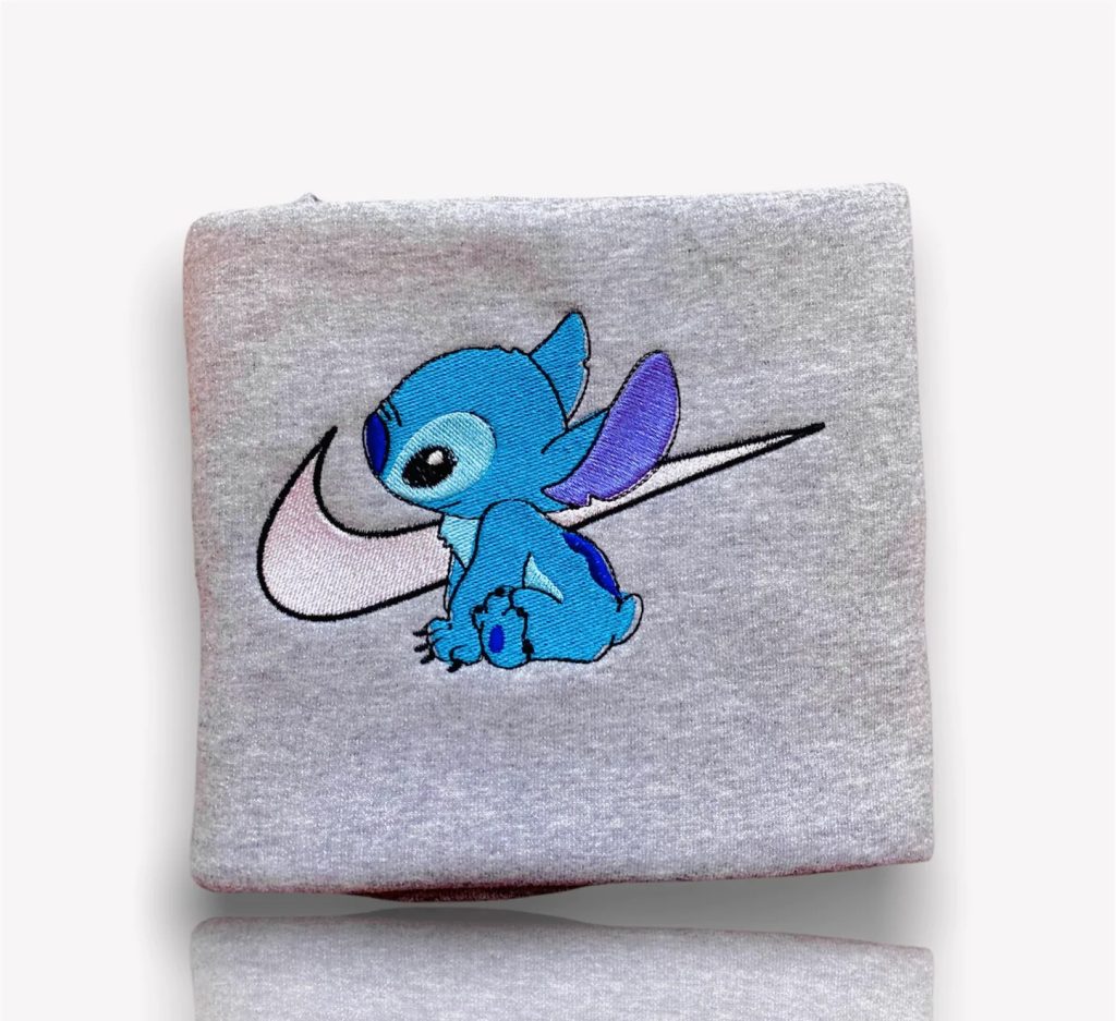 Nike Embroidered Sweatshirt With Stunning Stitch Swoosh Design